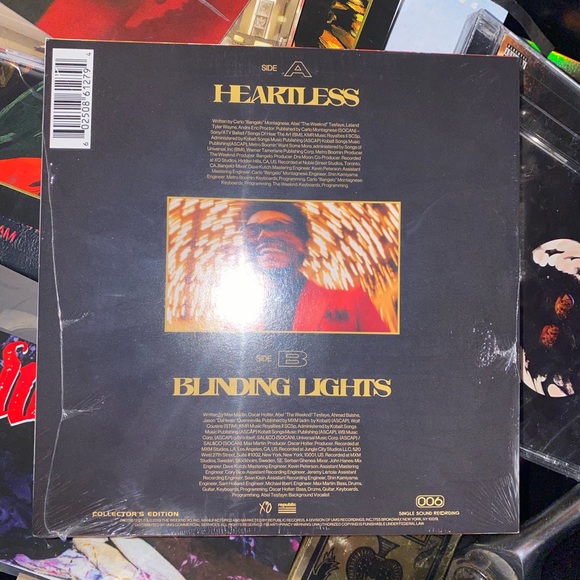 The Weeknd | Other | The Weeknd Heartless Blinding Lights Collectors 7 ...